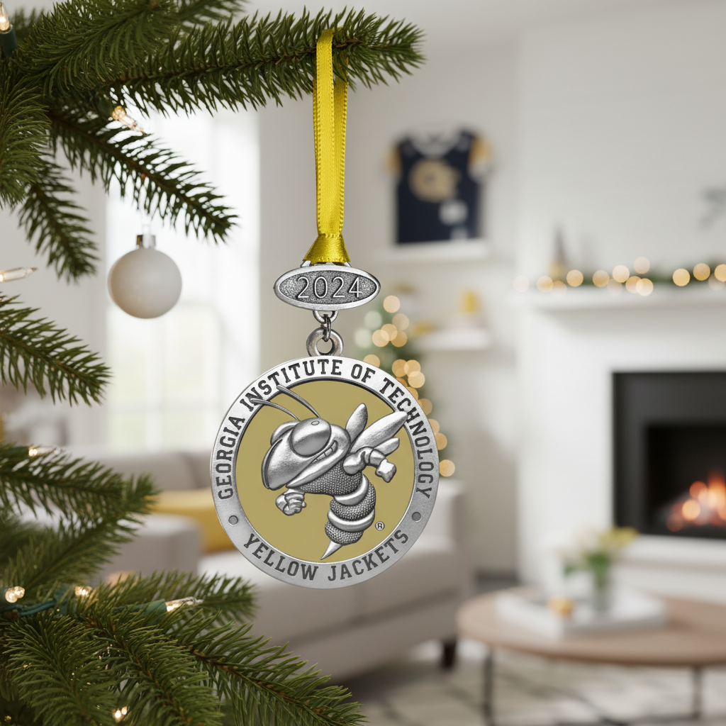 Georgia Tech Buzz Logo Ornament – MB Brands Inc