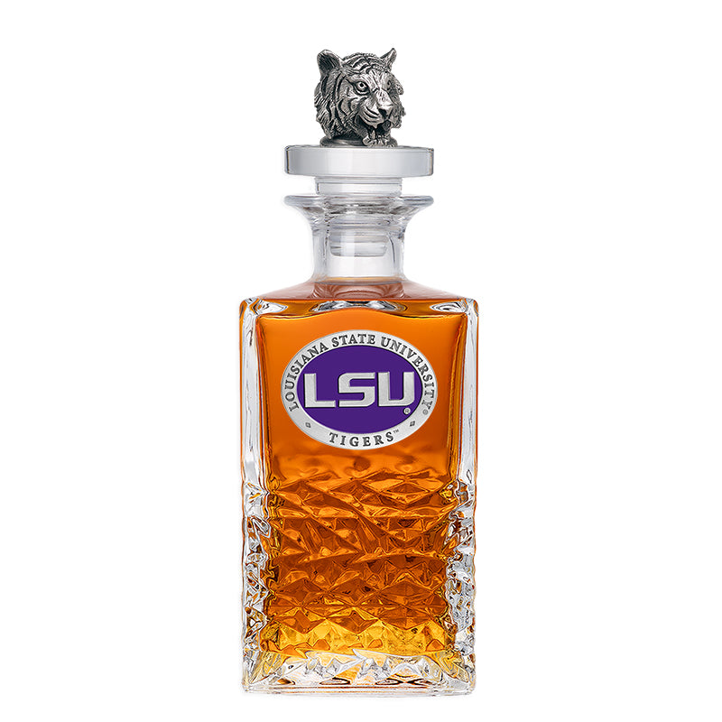 Louisiana State University Heritage Decanter with 3D Top – MB Brands Inc