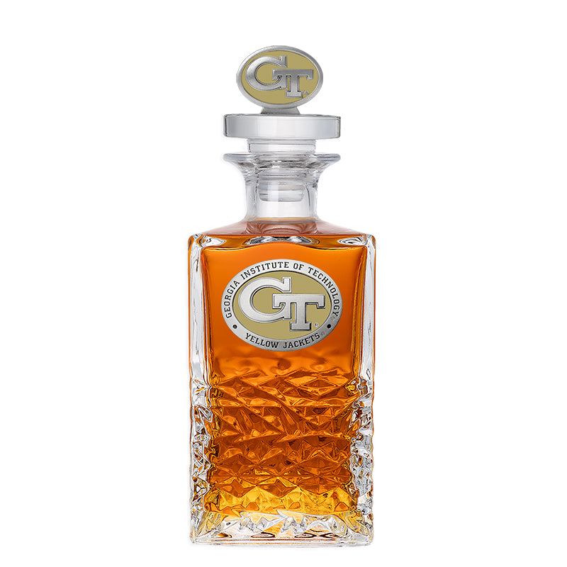 Georgia Tech GT Logo Heritage Decanter with 3D Top – MB Brands Inc