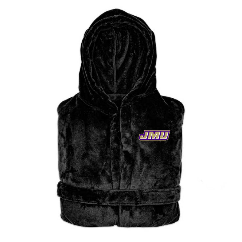 James Madison University - Hooded Bathrobe Unisex Plush Lounge Robe ...