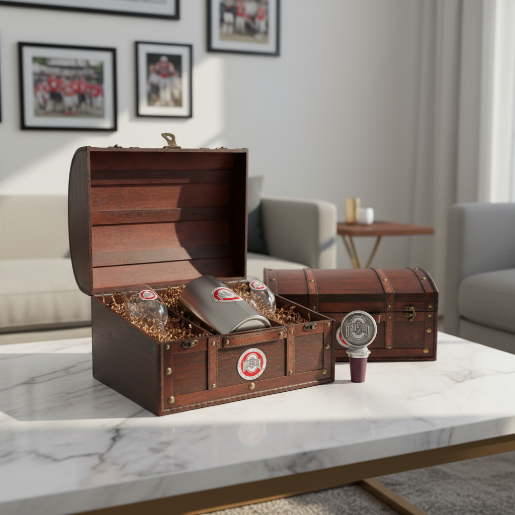 Ohio State University Wine Chest Set – MB Brands Inc