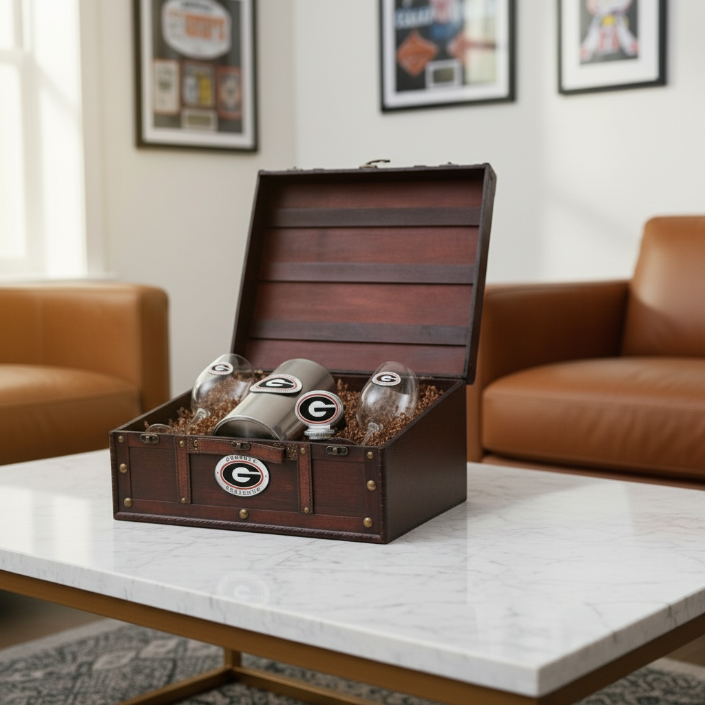 University of Georgia Wine Chest Set – MB Brands Inc